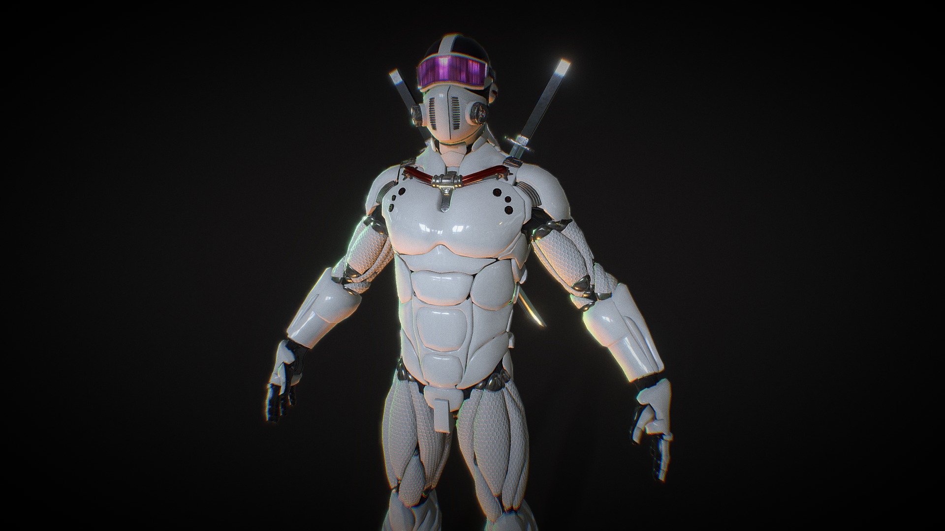 Cyber Ninja - 3D model by jusehe [3bc74dc] - Sketchfab