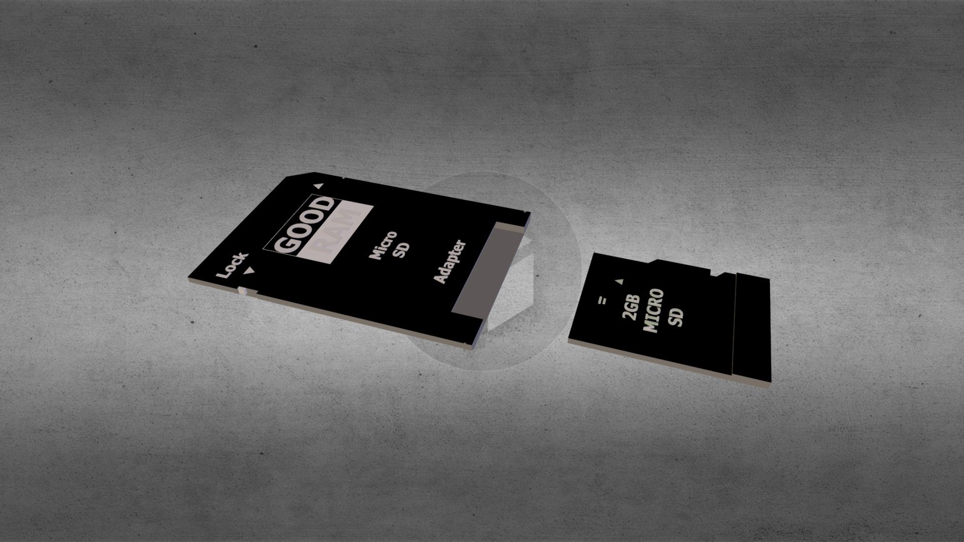micro sd adapter - 3D model by Robert (@Rob007) [3bc889e] - Sketchfab