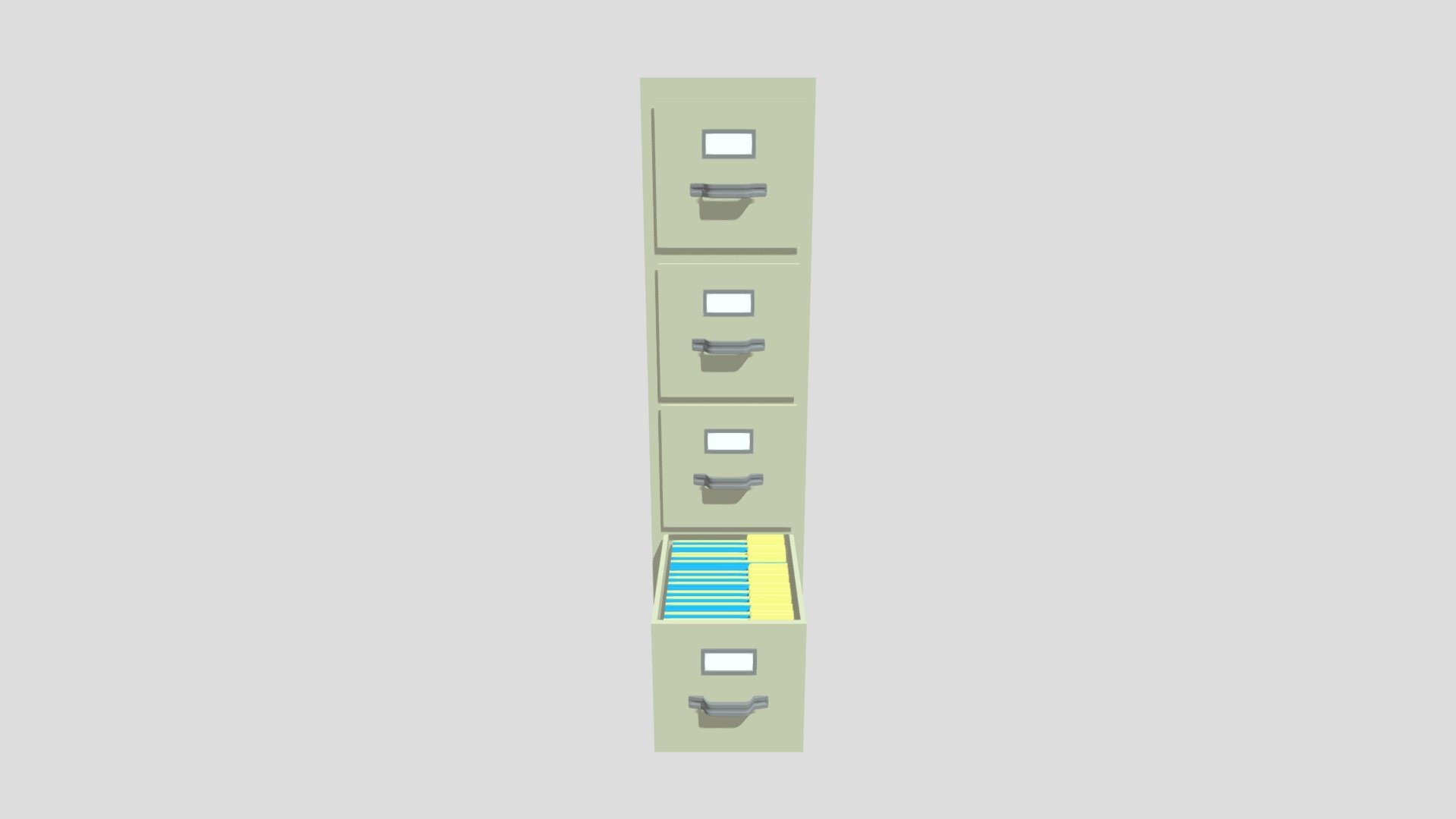 File Cabinet - 3D model by Maria Marks (@mmarksanimations) [3bc8e7d ...