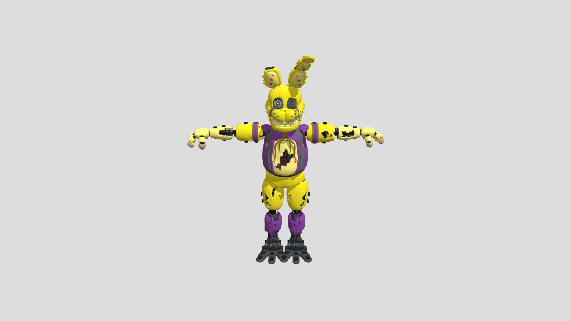 [ffd] Star Whitered Springbonnie - Download Free 3D model by Nacho1012 ...