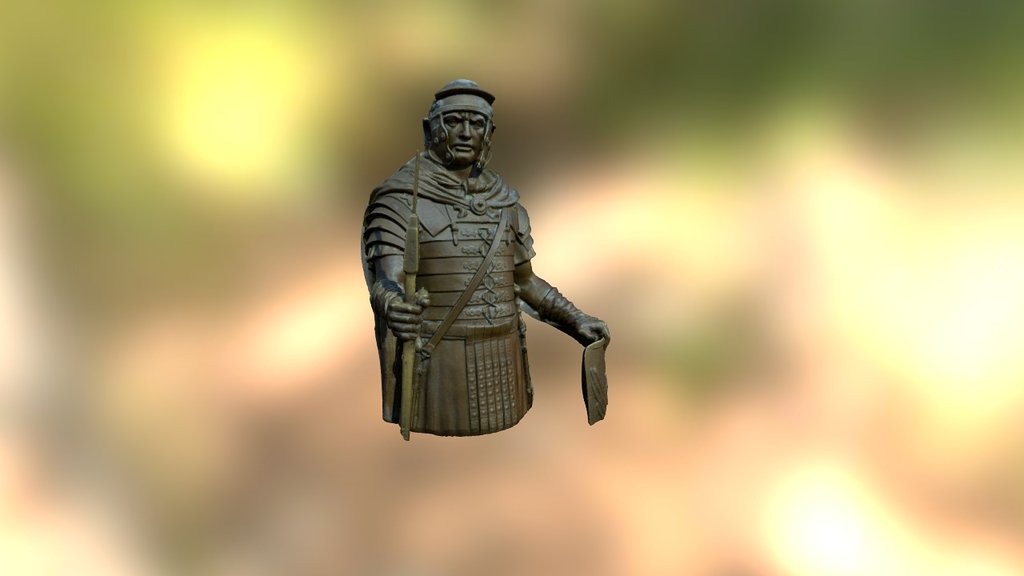 Roman Soldier statue - Download Free 3D model by Calin Suteu ...