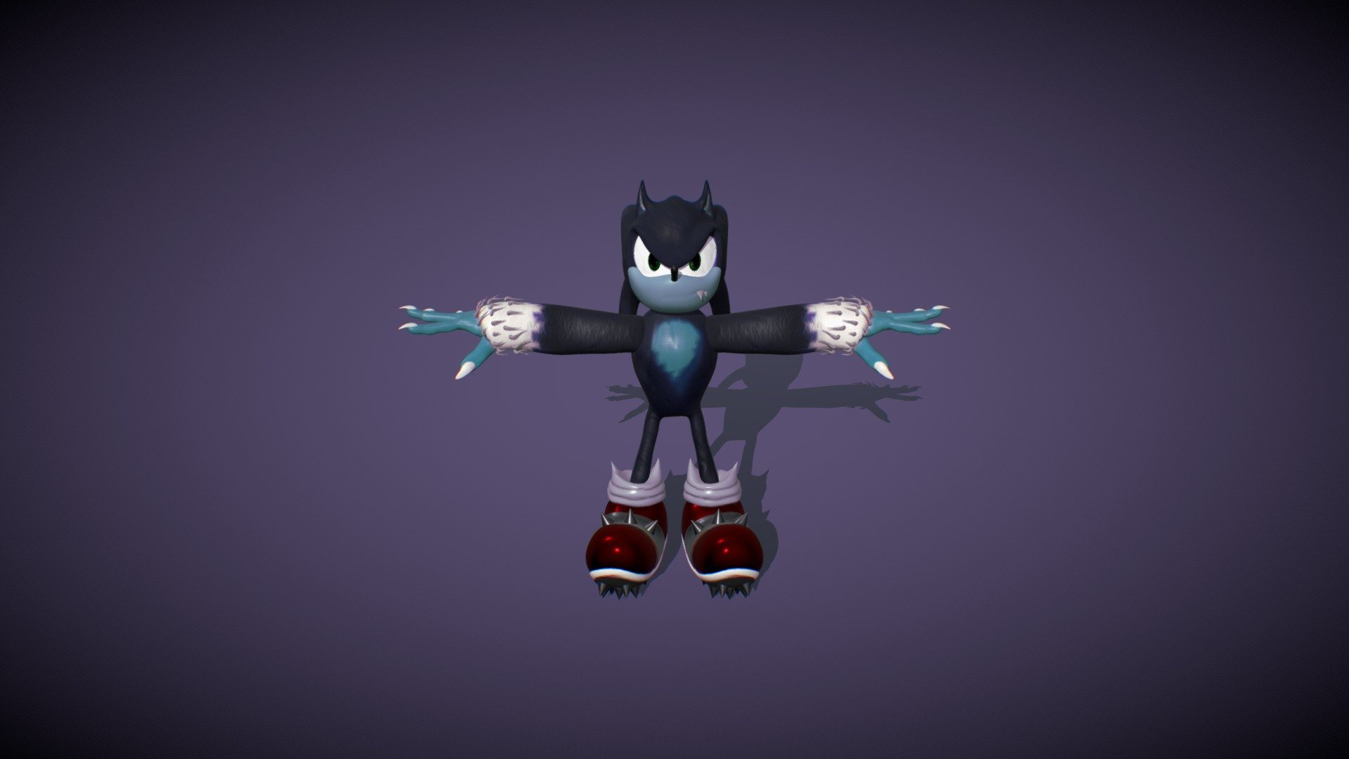 Sonic werehog - 3D model by rodrigosandovalares [3bca90b] - Sketchfab