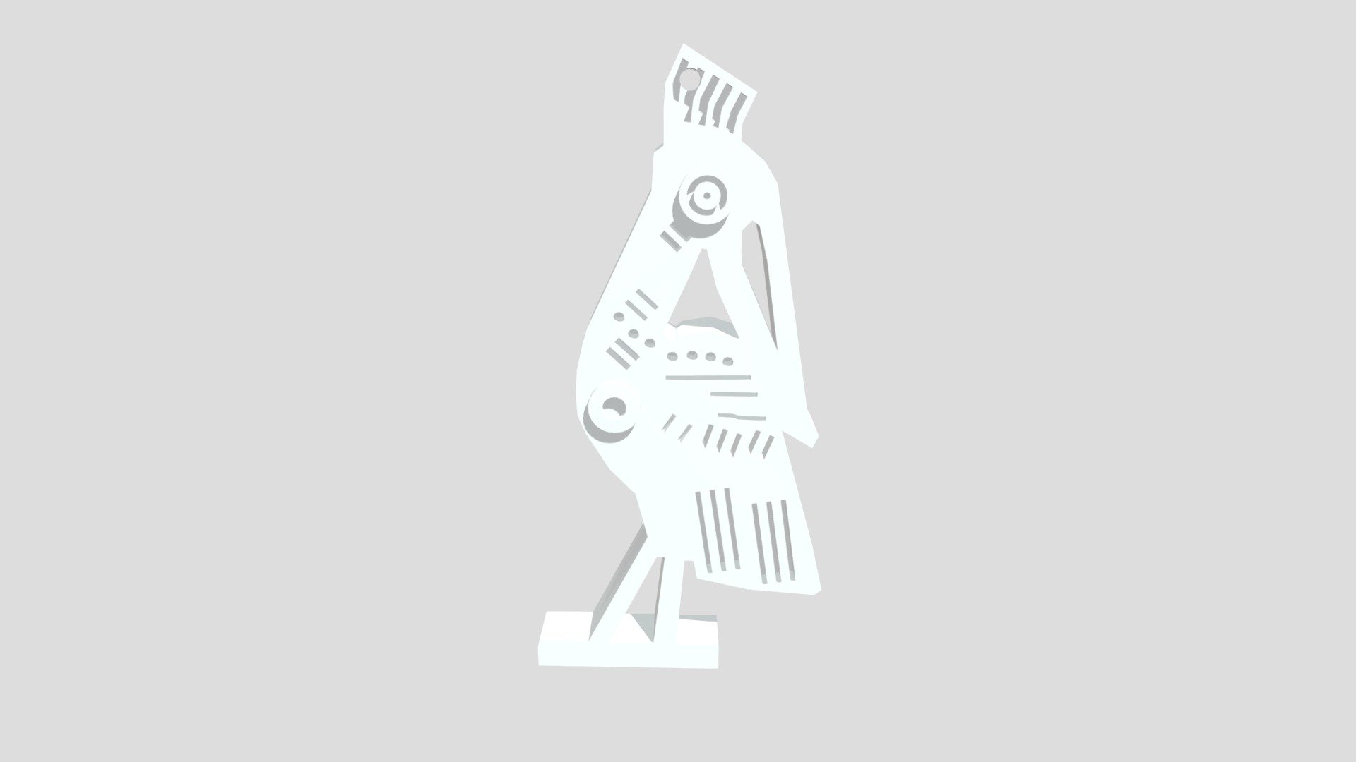 Ancient Vietnamese Pelican symbol STL - Download Free 3D model by ...