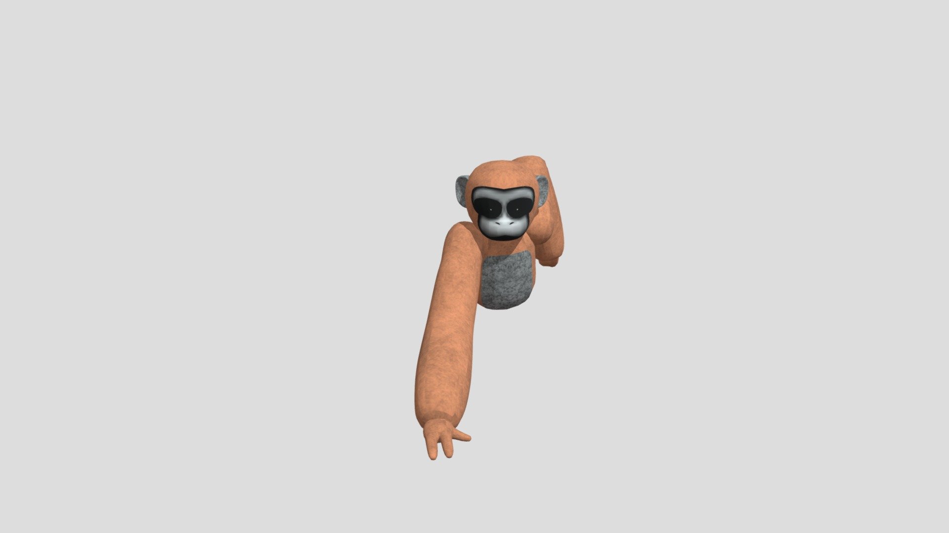 My scaredchimp monster credits to moe - Download Free 3D model by ...