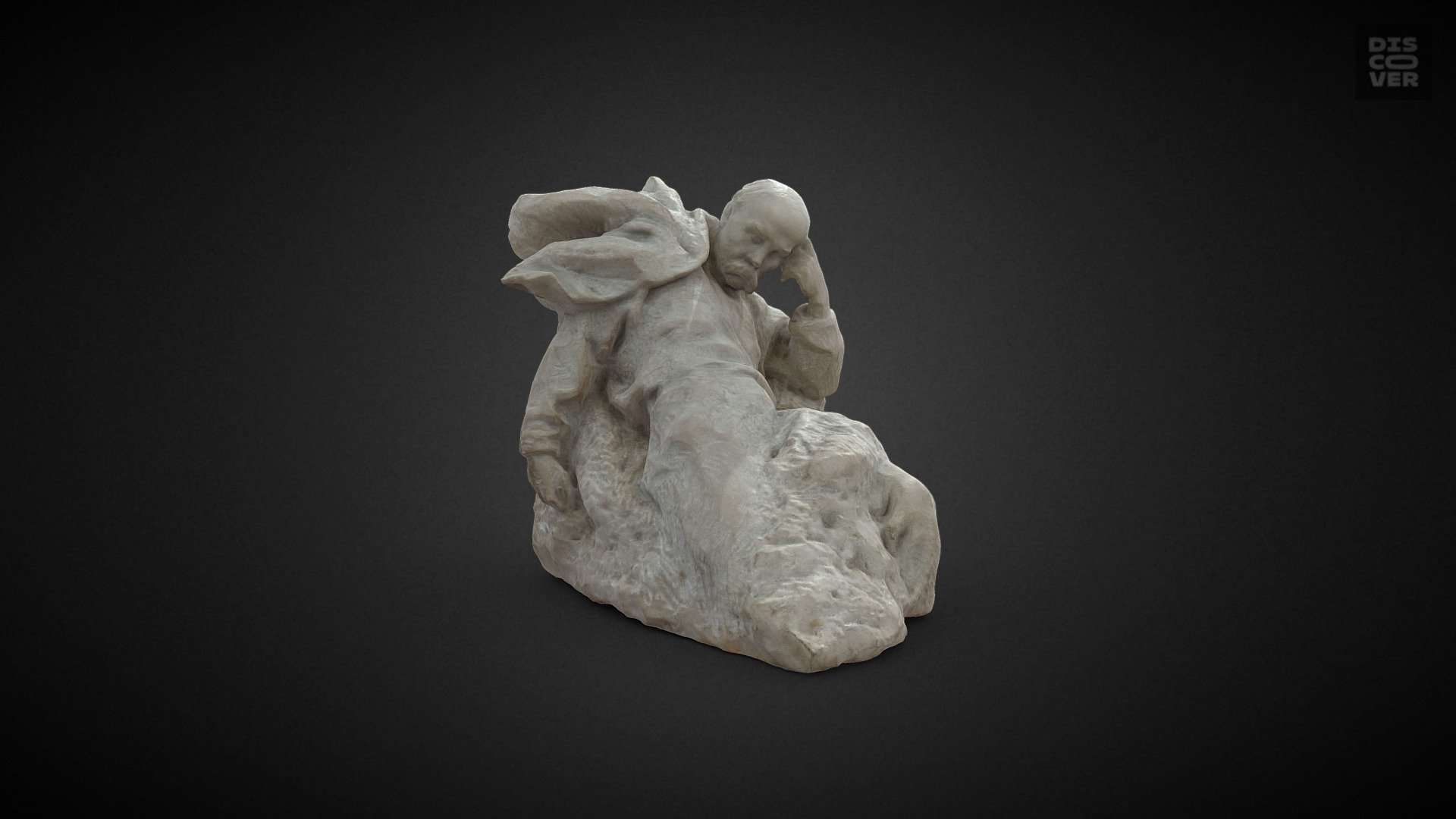 Над Дніпром. (Т.Г.Шевченко). 1964. - 3D model by eMuseum [3bcc95e] - Sketchfab