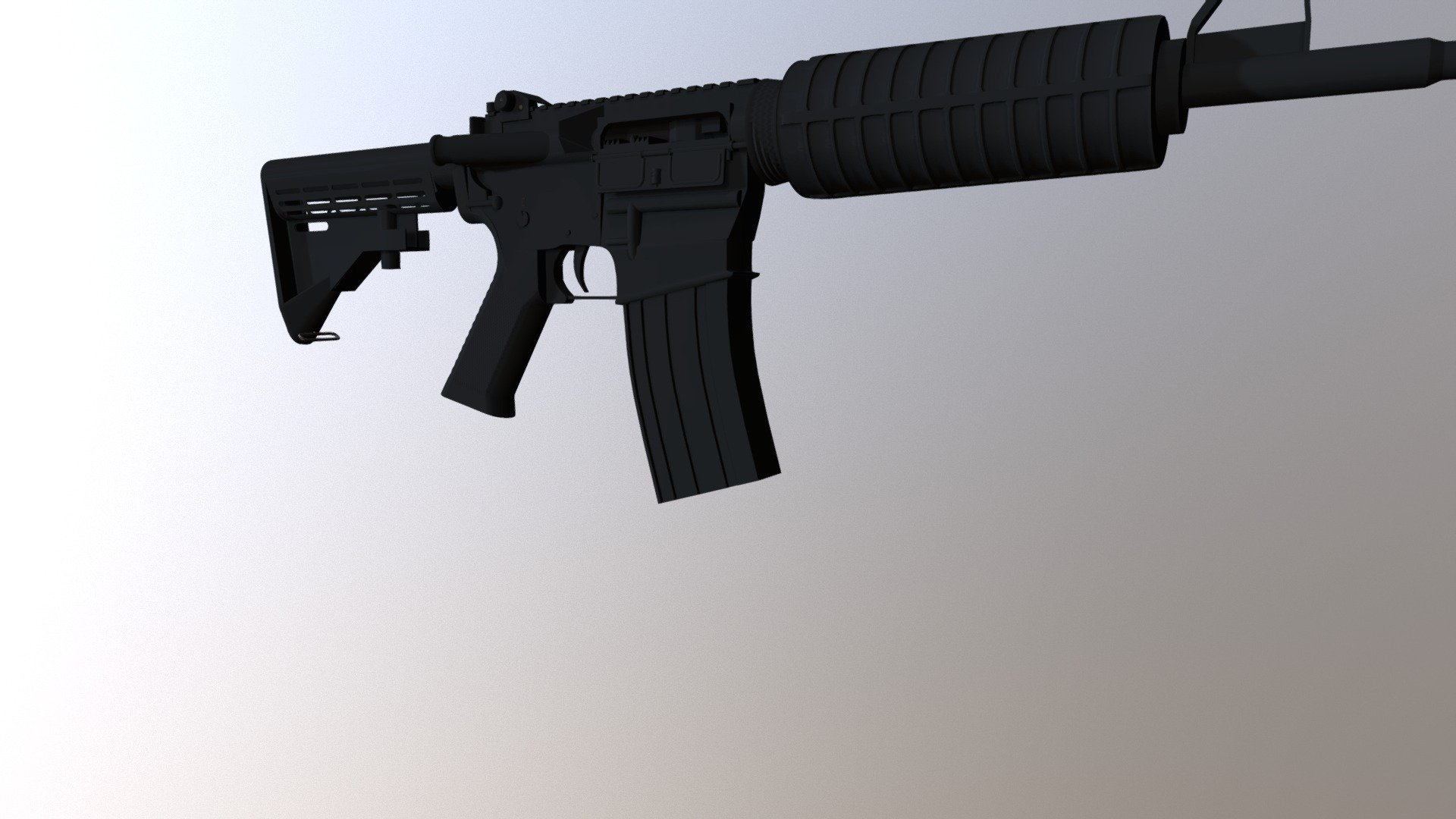 M4a1 Gun - 3D model by akivaweil [3bcf553] - Sketchfab