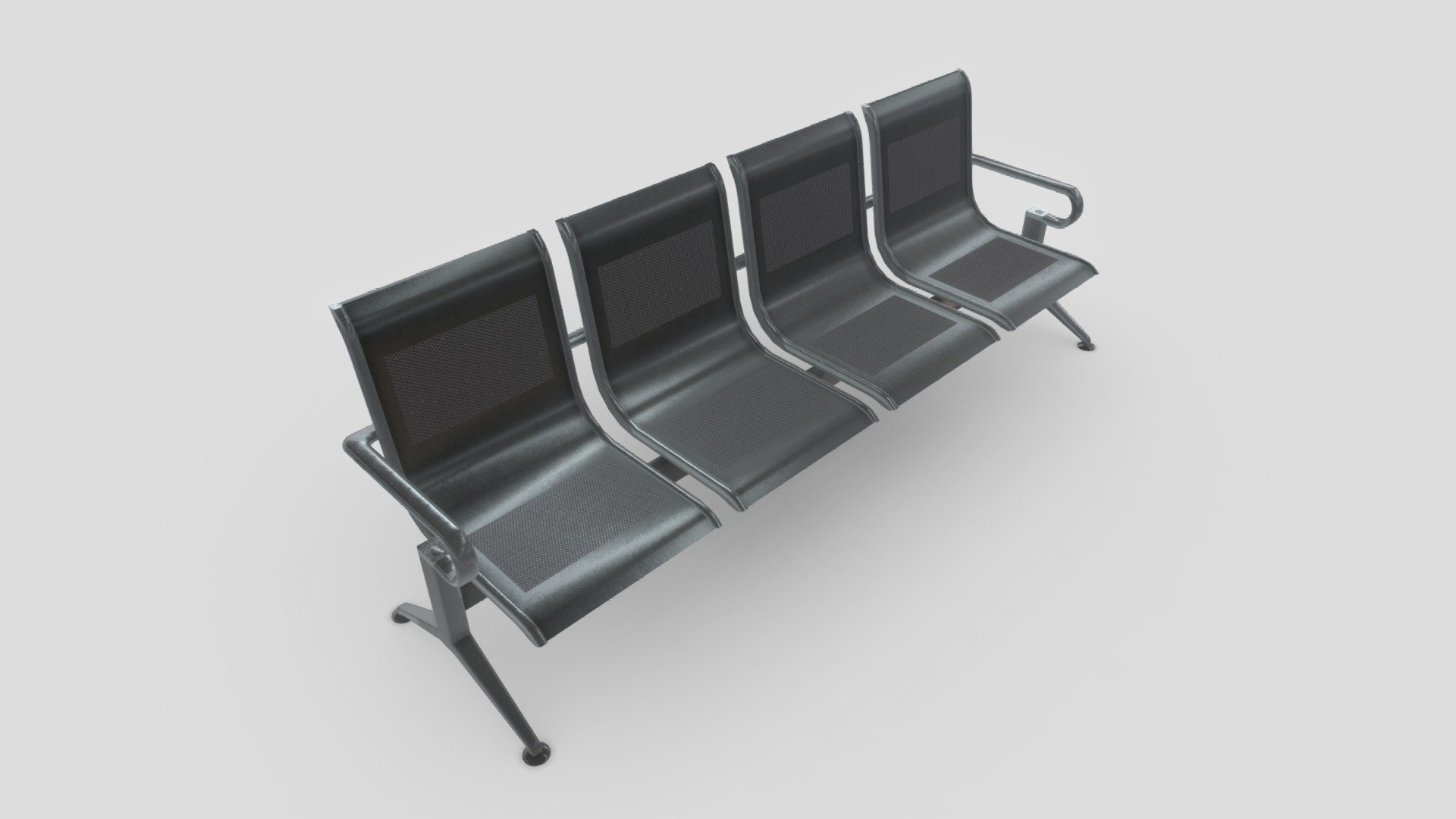 Waiting Chair - Download Free 3D model by Ranaha Creative Studio ...
