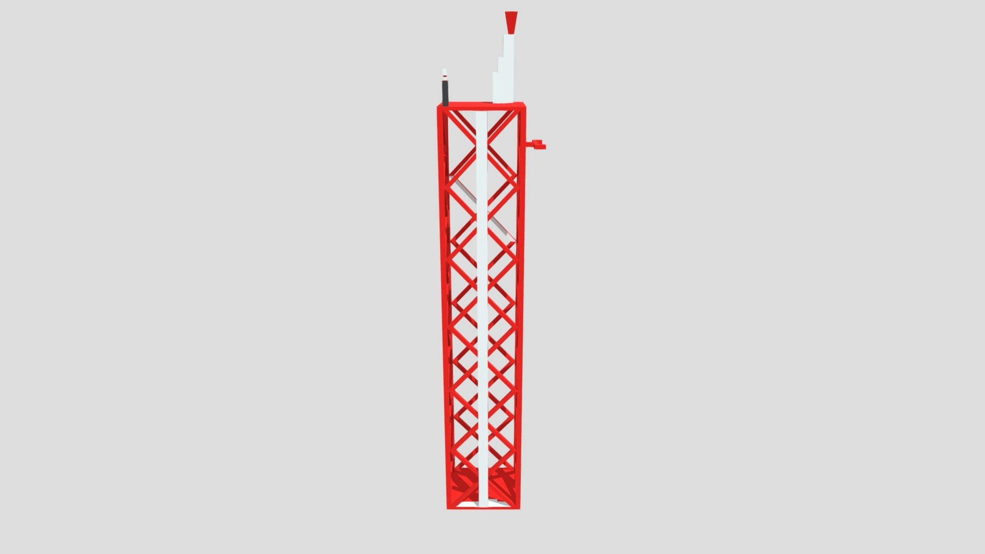 Launch Tower - Download Free 3D model by darsaverse [3bd23f2] - Sketchfab