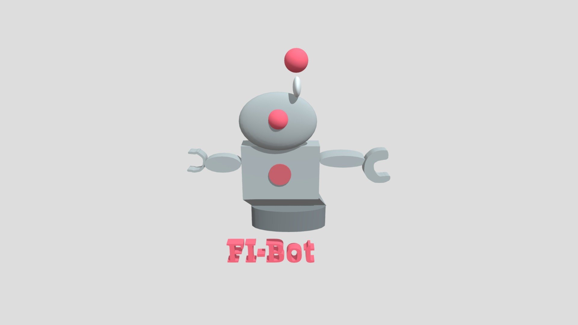 FI- Bot - 3D model by sketchfabsreallyucks [3bd2a44] - Sketchfab