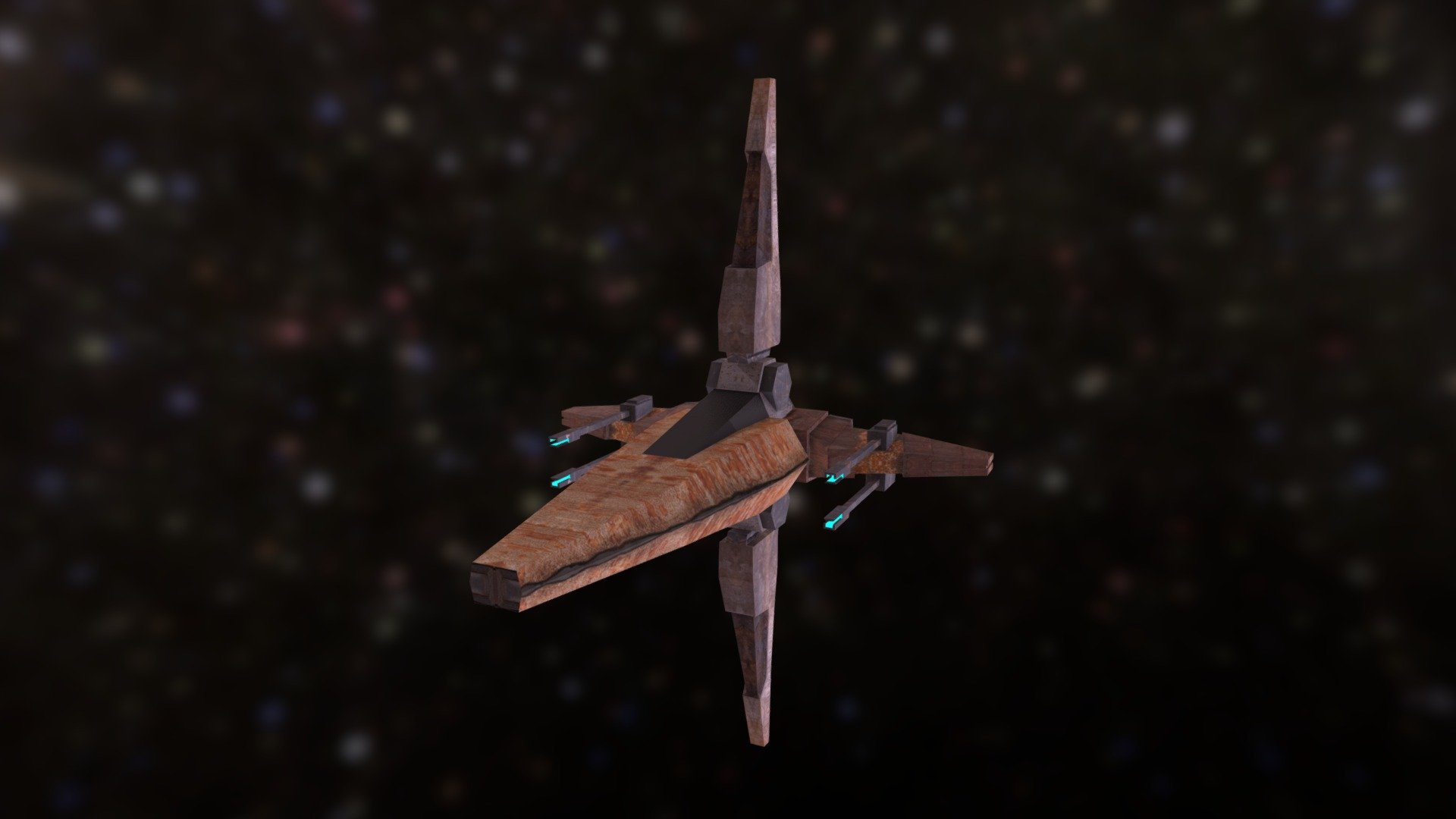 Starship - Download Free 3D model by Bruno Sena (@brunosena) [3bd5671 ...