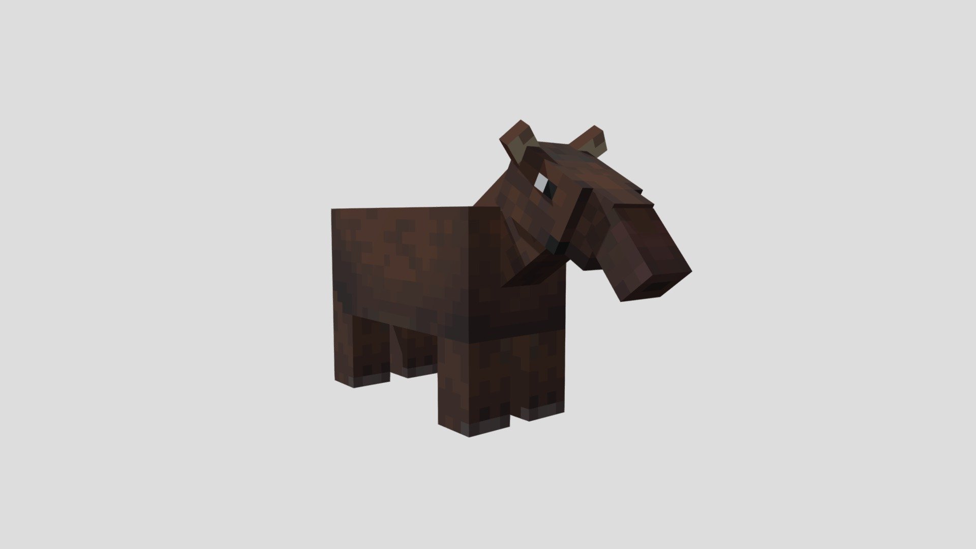 Tapir (Minecraft) - Download Free 3D model by dinolover4242 [3bd64d9 ...