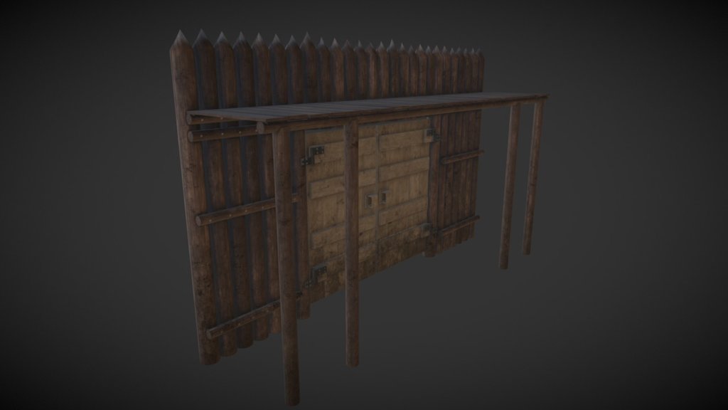 Fortification Gate - 3D model by Lukas Bobor (@LukasBobor) [3bd7f6a ...