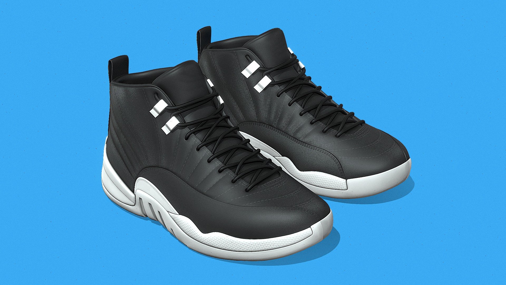 AJ 12 Basketball Sneakers - Download Free 3D model by ℜ𝔢𝔞𝔩 𝔖𝔩𝔦𝔪 𝔖𝔥𝔞𝔡𝔶 ...