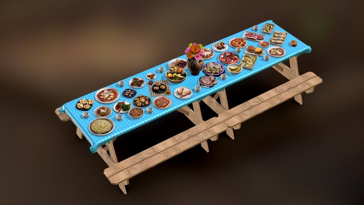 Virtual-team-dinner 3D models - Sketchfab