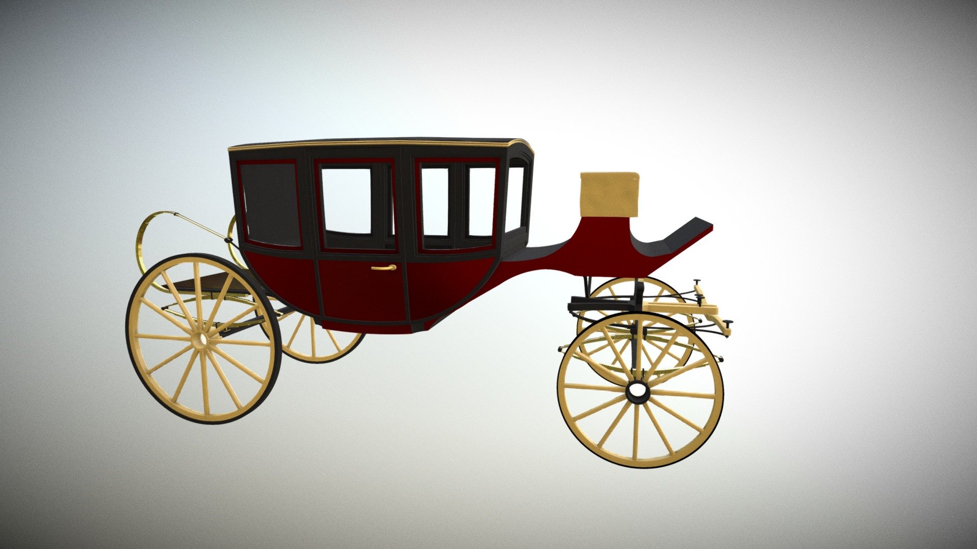 carriage - 3D model by aline.leonello [3bdbcd1] - Sketchfab