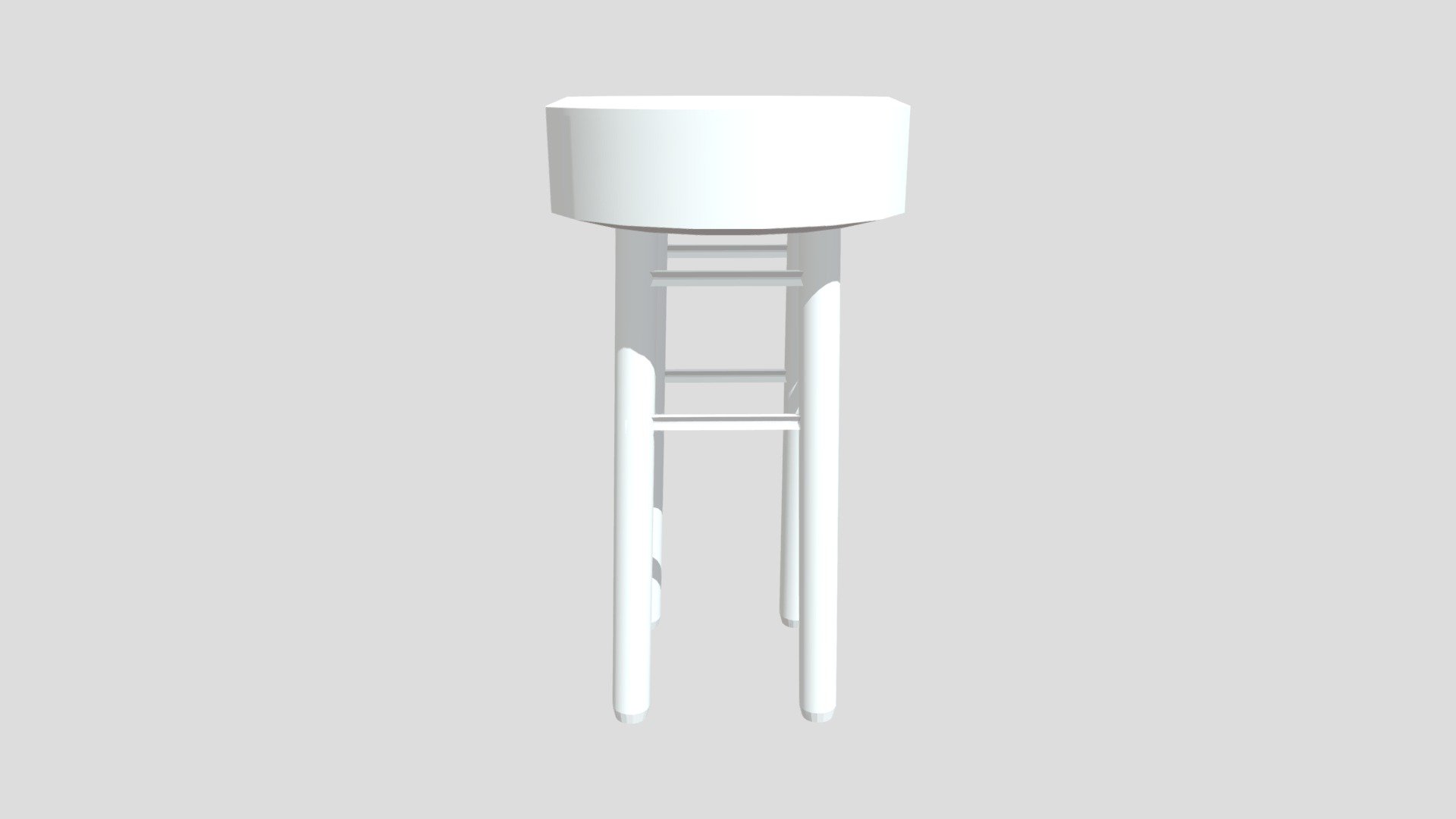 High Poly Bar Stool Model - 3D model by Mcnugget_667 [3bdeb8b] - Sketchfab