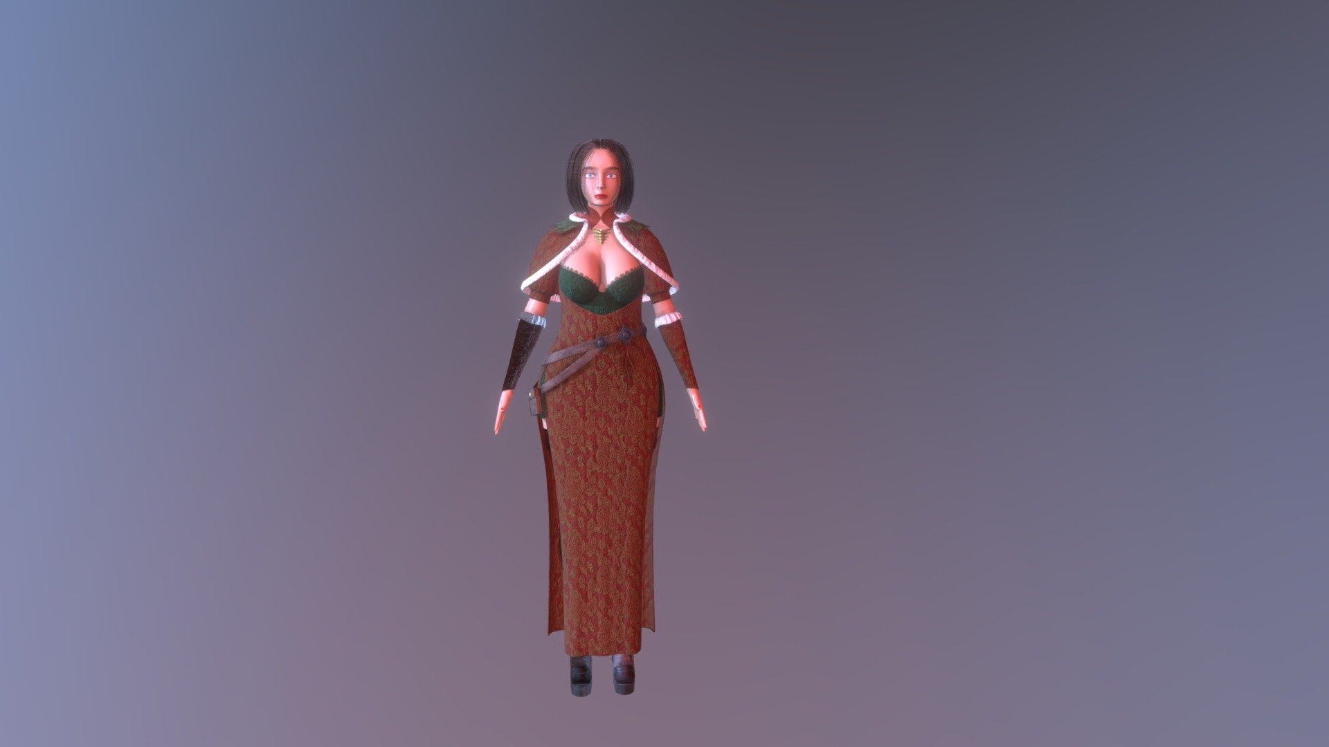 Kiyoshi Female 3d Character - Buy Royalty Free 3D model by Shibu Saha ...