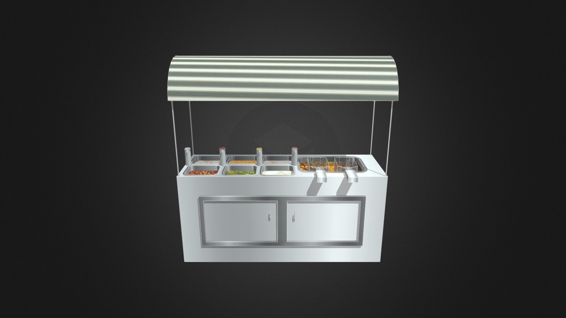 Hotdog Stand - Download Free 3D model by shirlanne [3be1662] - Sketchfab