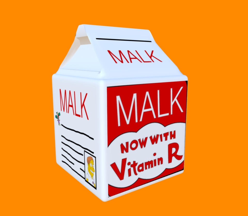 Malk Milk (simpsons) - Download Free 3D model by vicente betoret ...