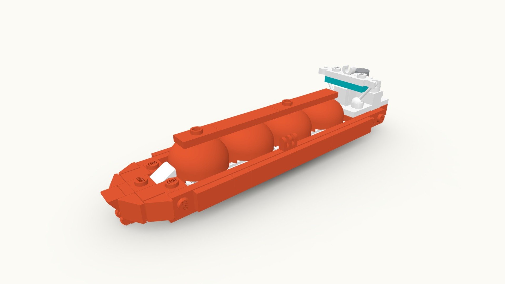 LEGO Arctic Princess LNG Ship MOC [#0111] - Download Free 3D model by ...