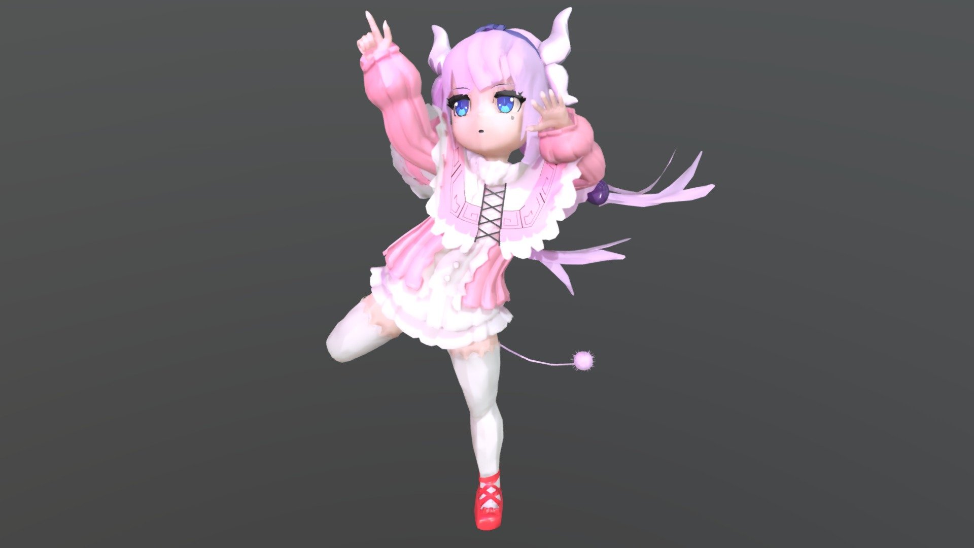Kanna Kamui - 3D model by DBITCH3000 (@DB3000) [3be3b11] - Sketchfab