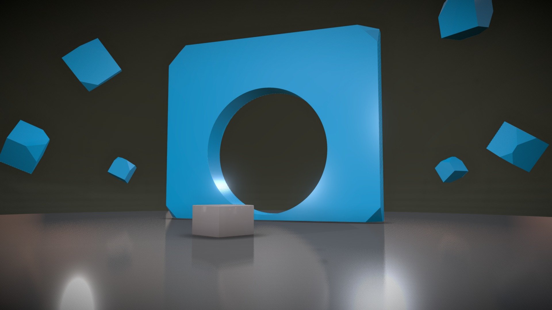 Broken World Blue - Download Free 3D model by R-LAB (@rakshaan ...