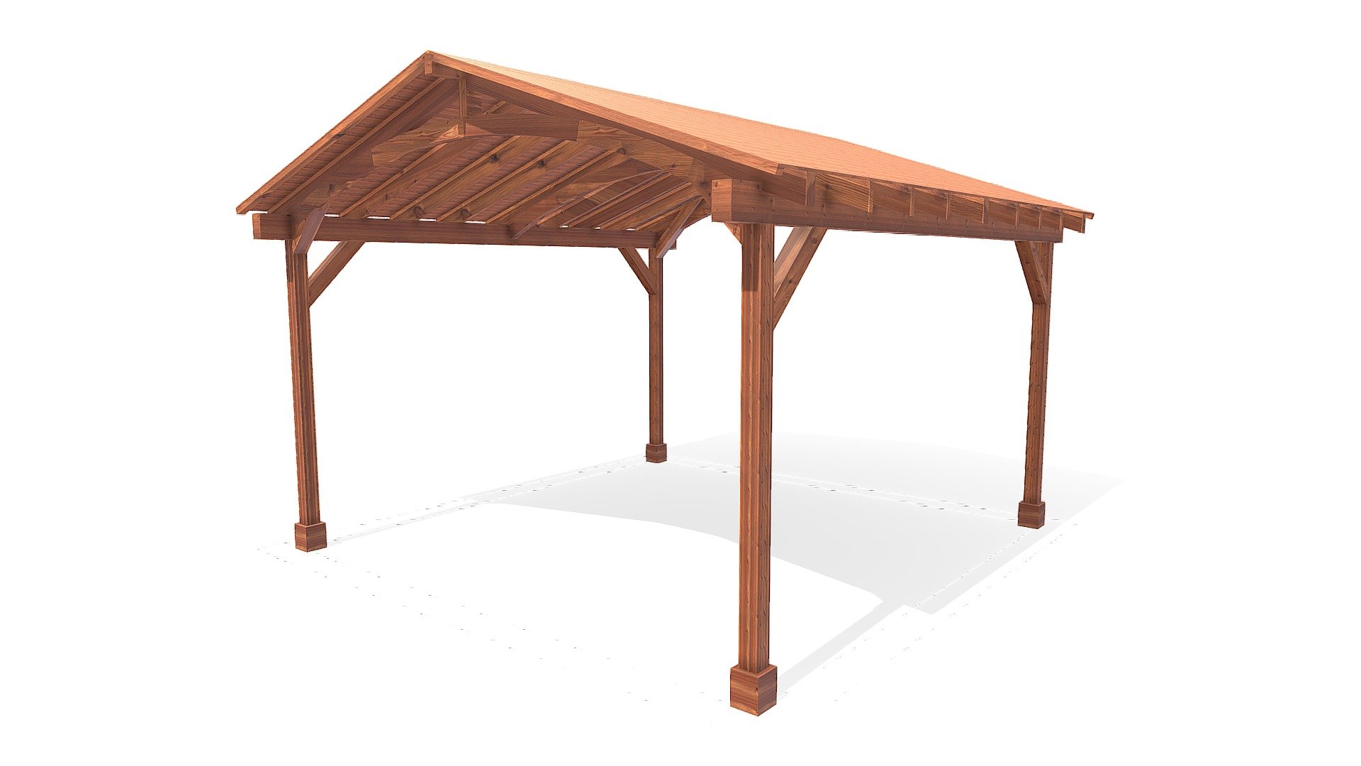 Custom Pavilion 20 x 20 ft - 3D model by Conceptual Engineering - RB ...