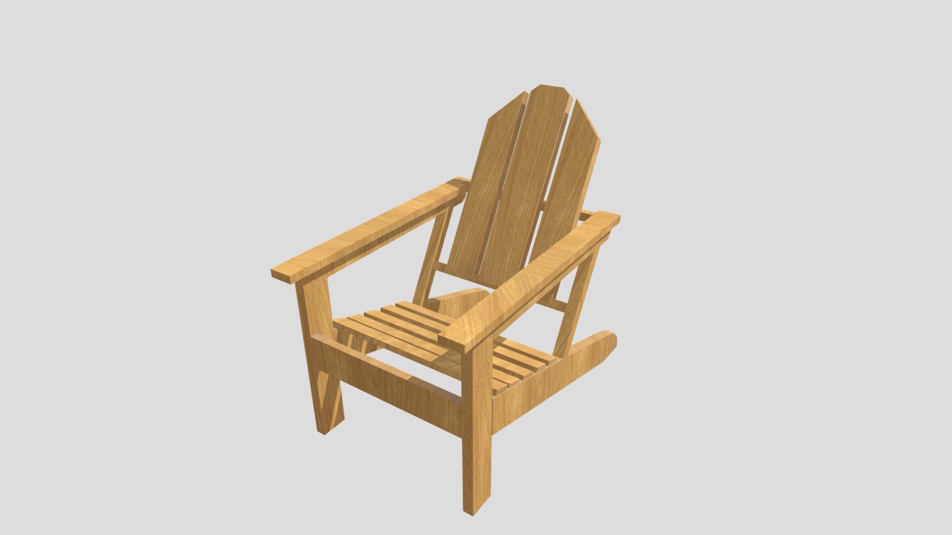 Traditional Wooden Chair - Download Free 3D model by andrediofanu ...