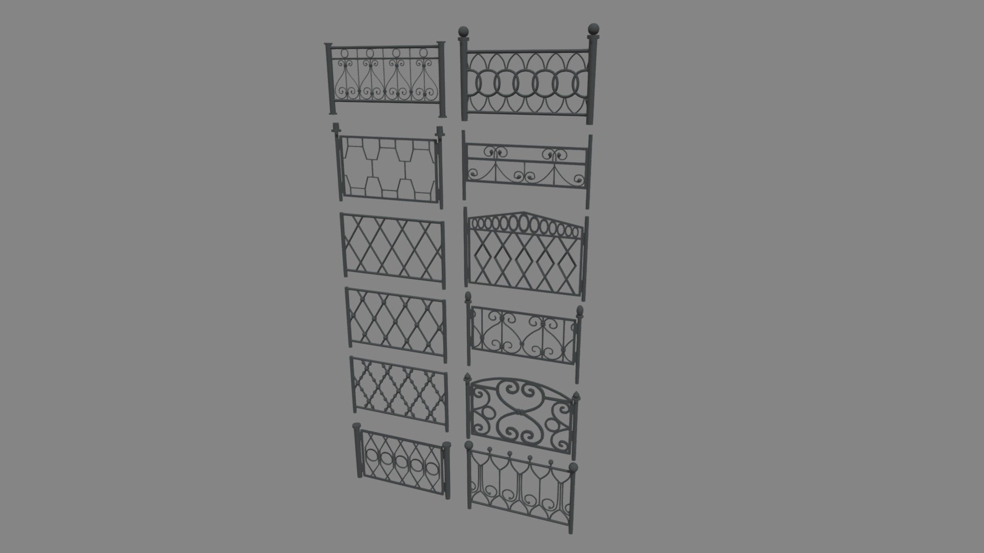 Fences Pack - Buy Royalty Free 3D model by ViperJr3D [3be533b ...