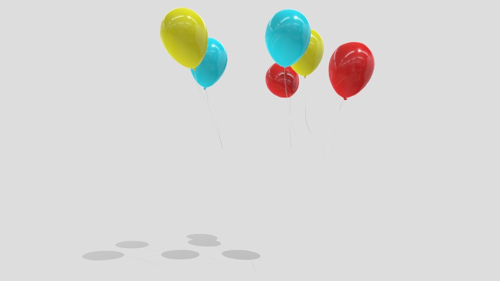 Balloons - A 3D model collection by paulyang - Sketchfab
