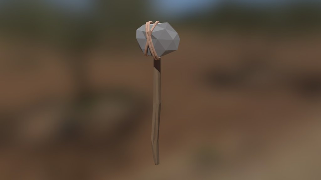 LowPoly StoneAxe - 3D model by VisionGear Studios (@visiongear-studios ...