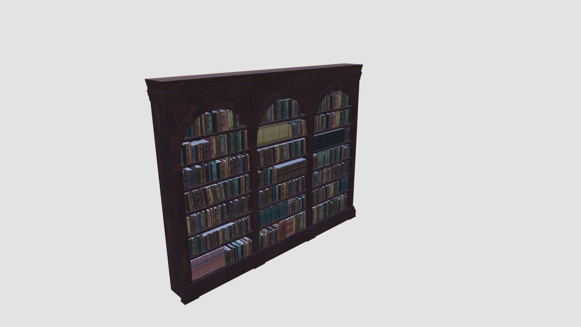 bookshelf - Buy Royalty Free 3D model by Evermotion [3be700a] - Sketchfab Store
