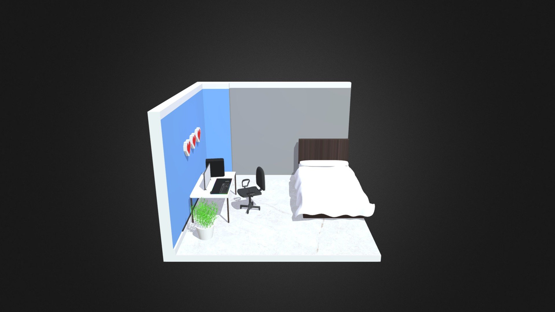 isometric art gaming room - Download Free 3D model by Dead-Soul ...