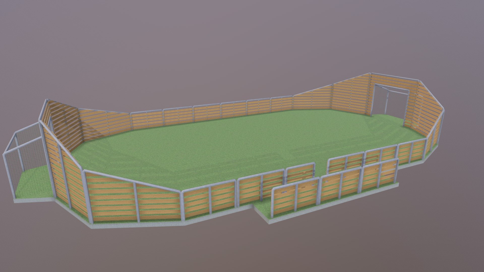 Enclosed Football Field - 3D model by ultimateespo [3bead91] - Sketchfab