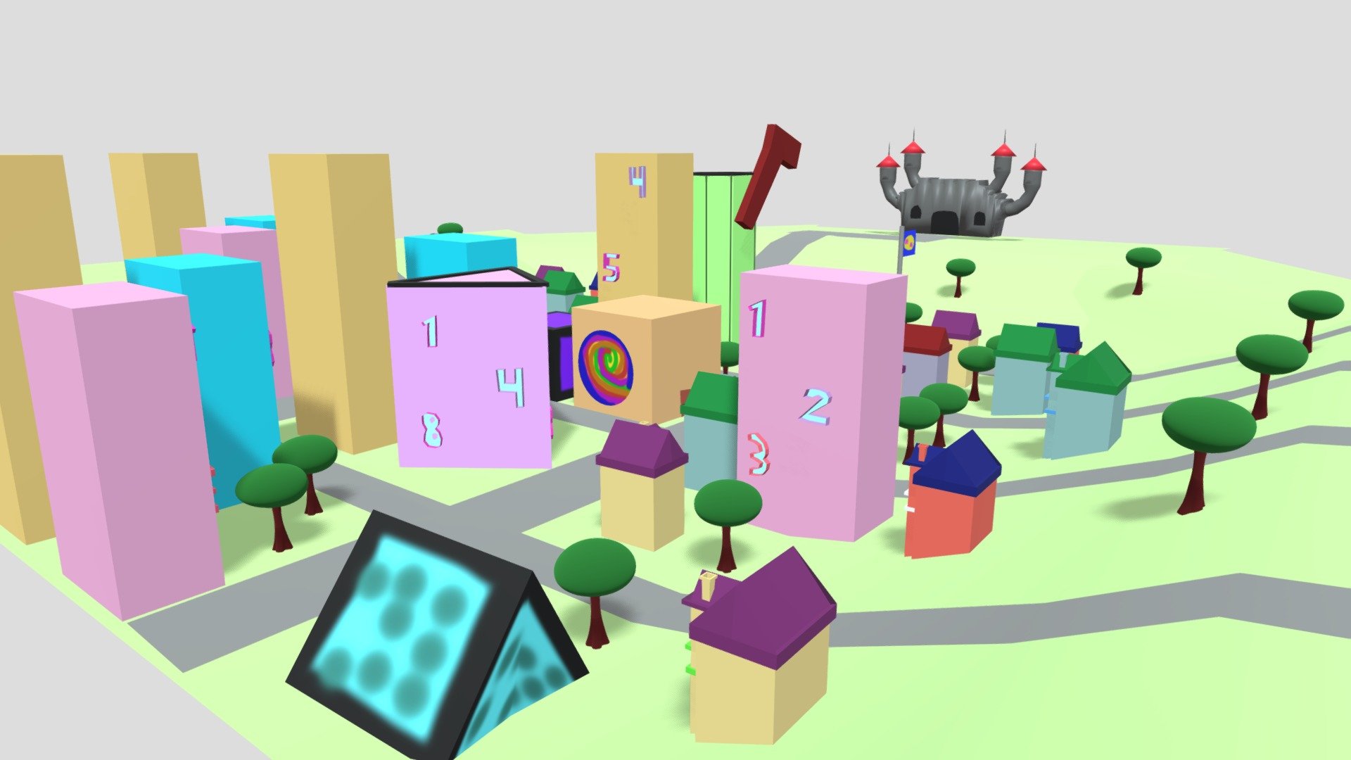Monster Town - Download Free 3D model by nathanielschmitz913 [3bef3ca ...