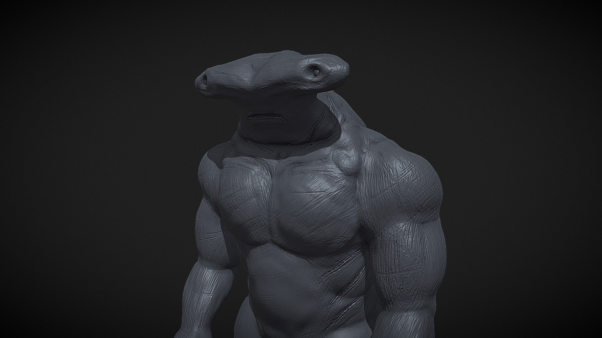 Sharkman Character - Download Free 3D model by Skowster (@skow367 ...