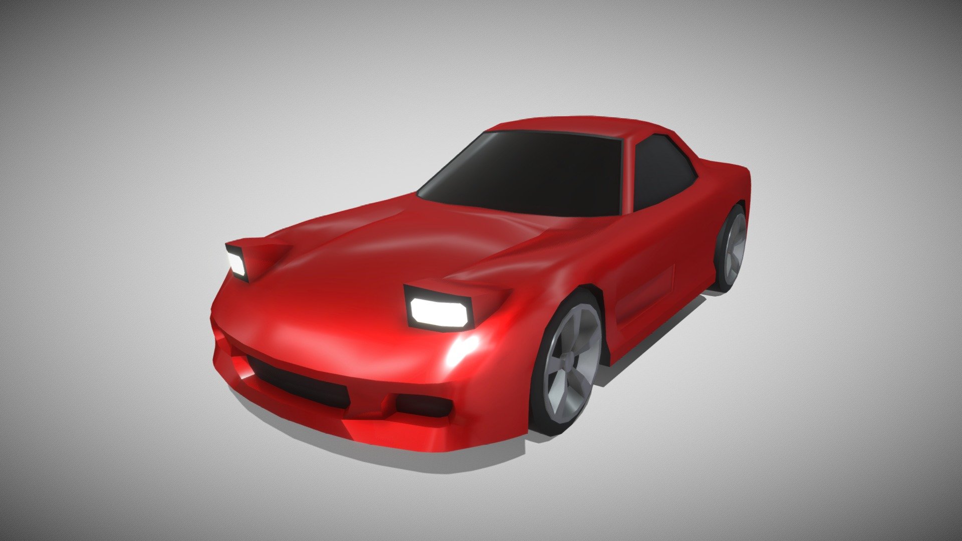 Low Poly Mazda RX-7 - Download Free 3D model by kulonee (@ynesolefru) [3bf32b1] - Sketchfab