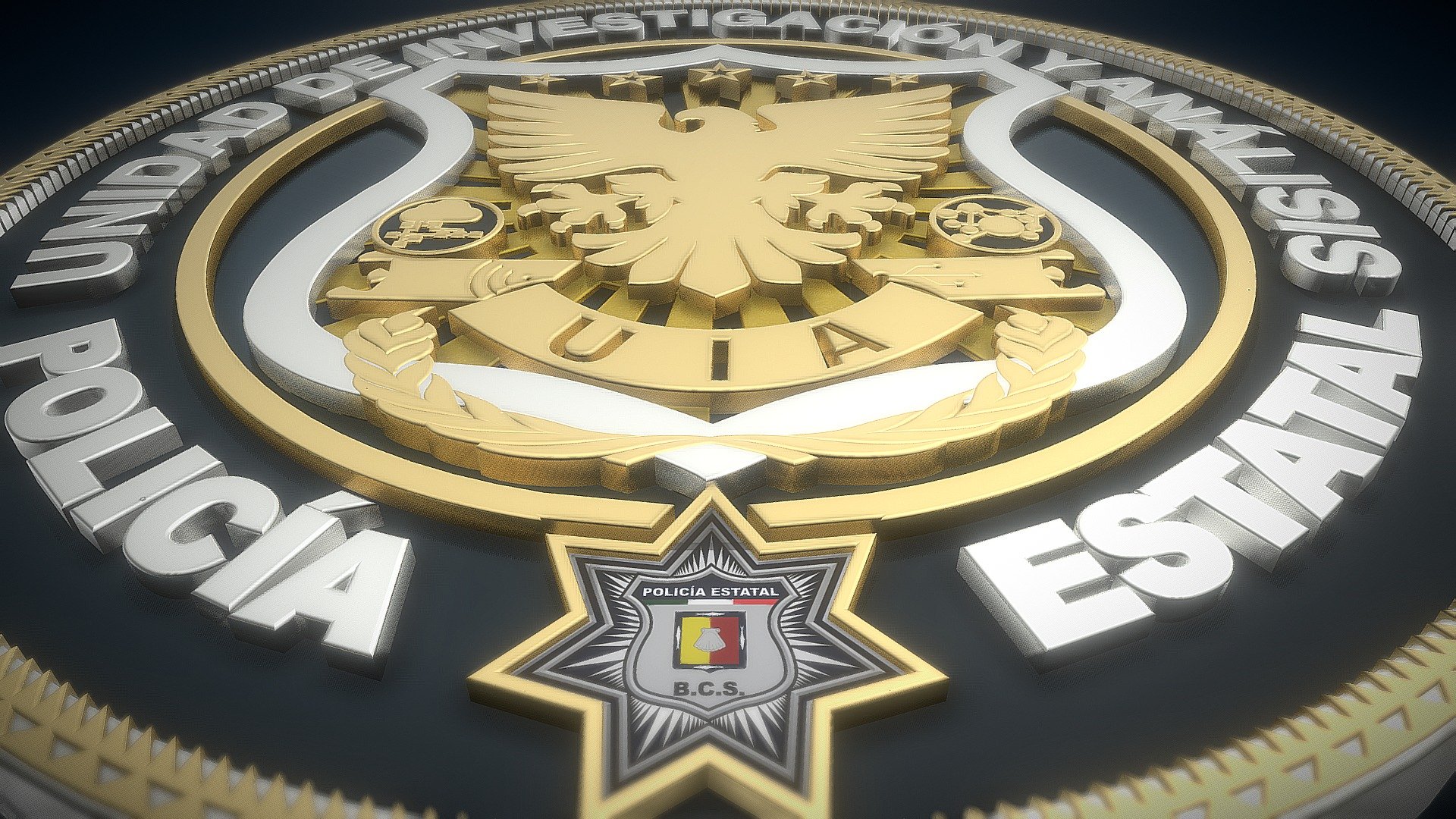 Logo UIA - 3D model by DyabloO [3bf729a] - Sketchfab