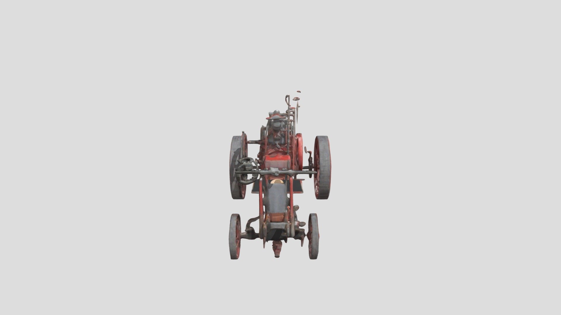 1st Steam Tractor - Download Free 3D model by oasotob [3bf7b79] - Sketchfab