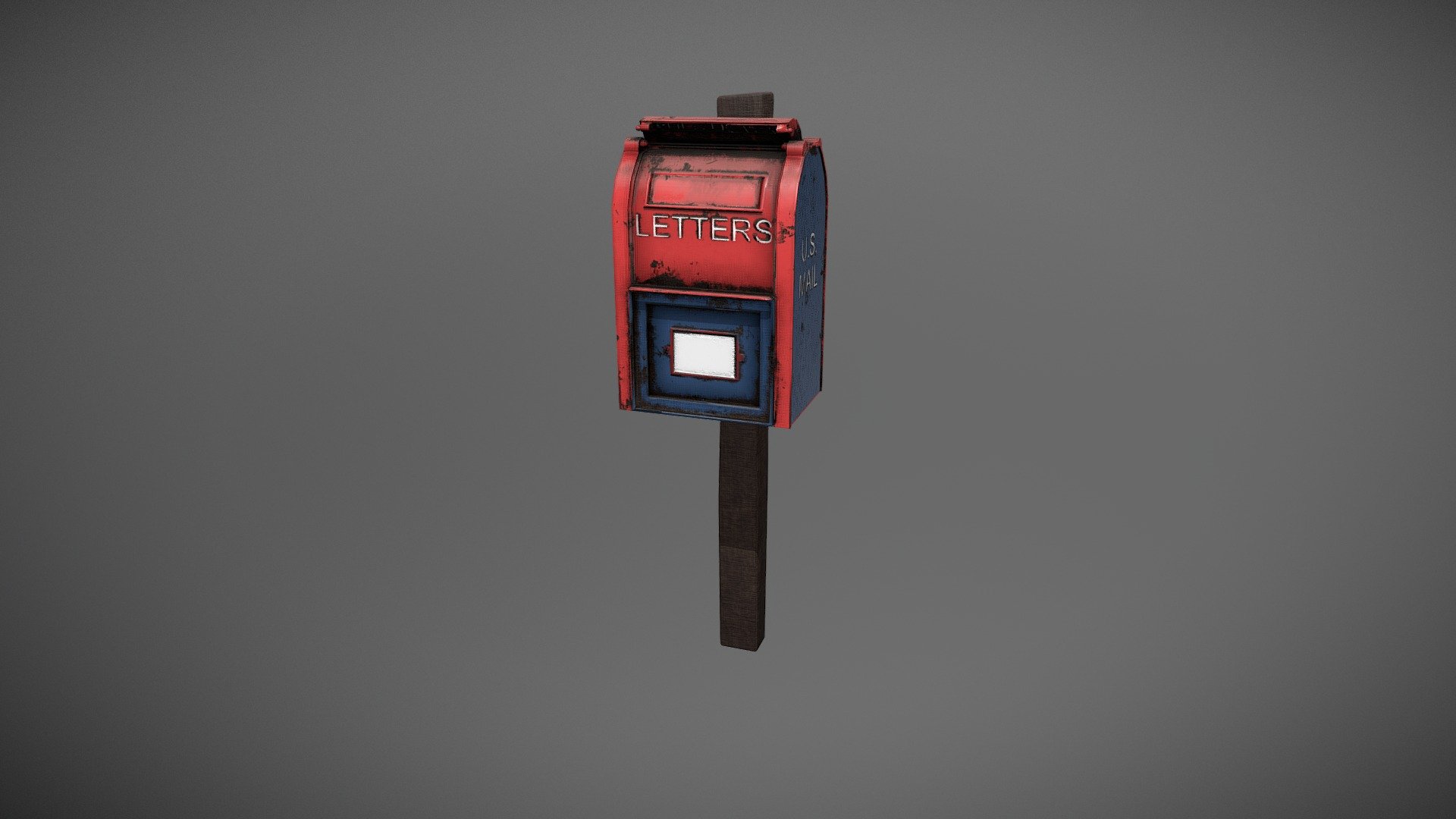 Old US Mailbox - 3D model by Steffie Martin (@3di.martin) [3bf9dca ...