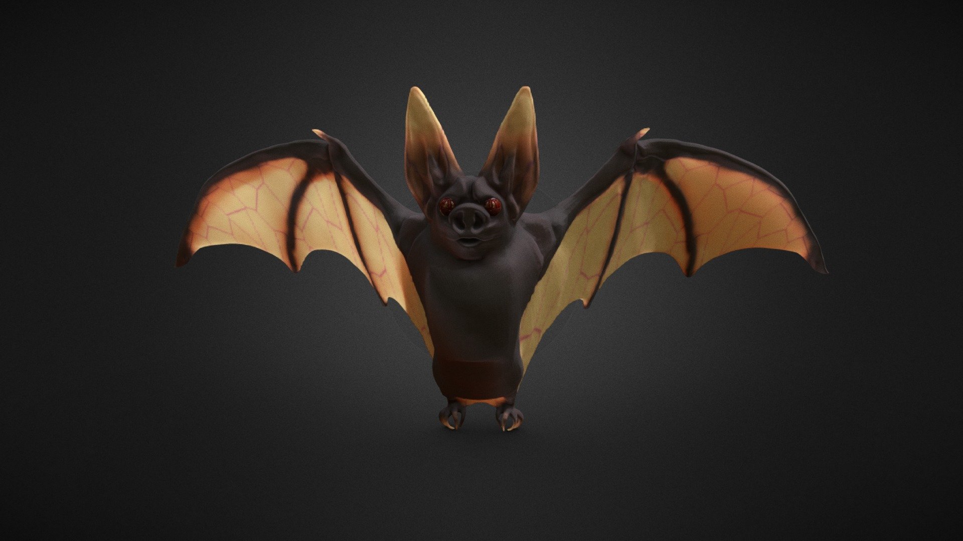 Bat - 3D model by Polywerk3d [3bfc2b4] - Sketchfab