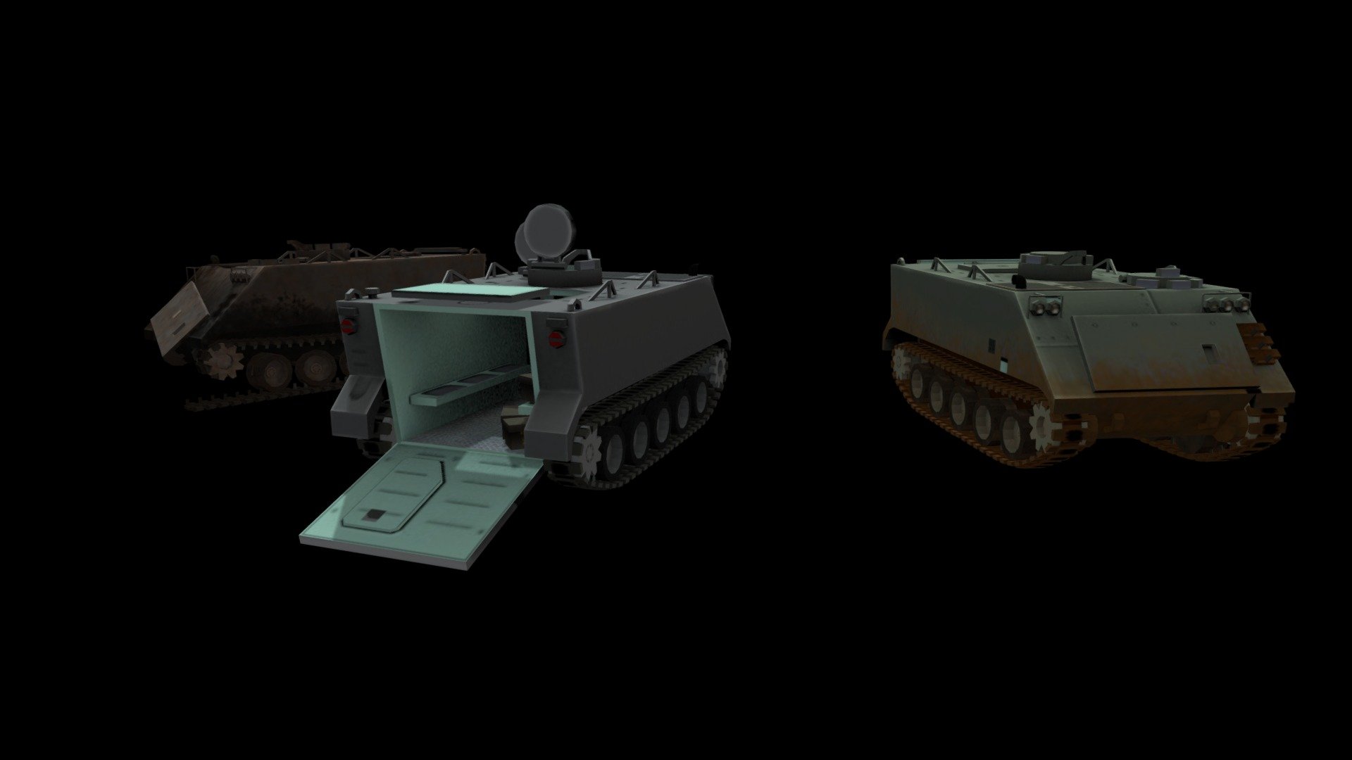 M113 APC by Papa Chad - 3D model by Papa_Chad [3bfeadf] - Sketchfab