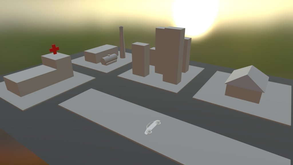 City Map v.2 - 3D model by E-spaces [3bffc02] - Sketchfab
