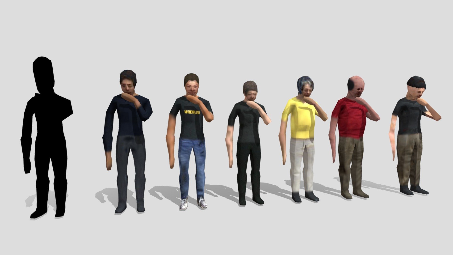 Personajes Low Poly - Download Free 3D model by Elbolillo ...
