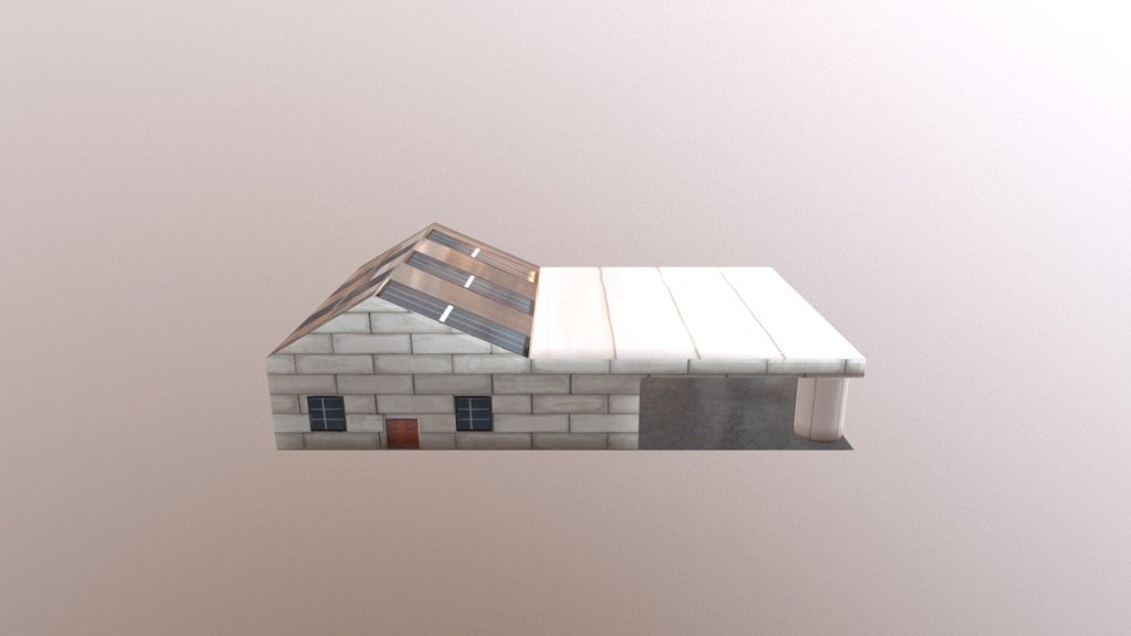 Textured House - 3D model by Mathew Woods (@woodyman) [3c02317] - Sketchfab