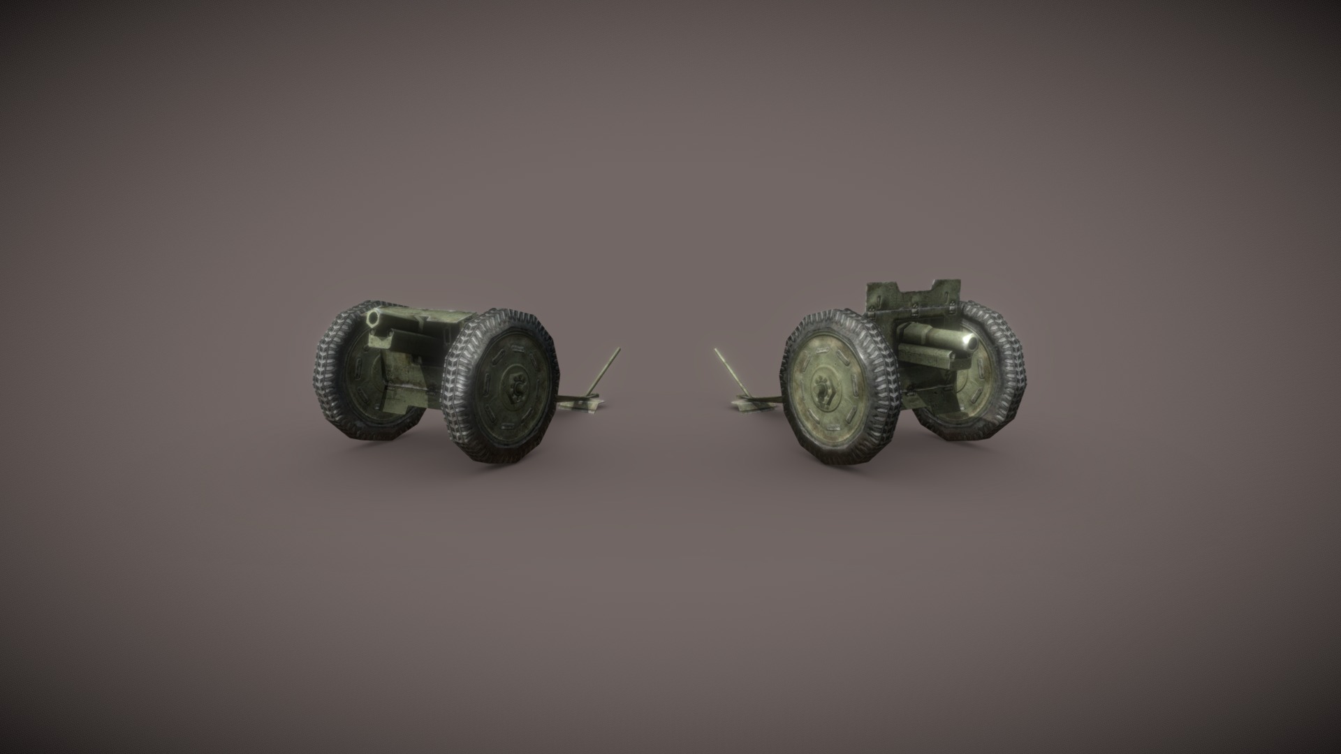 76 mm regimental gun M1927 - 3D model by AleksejFonGrozni [3c02434 ...