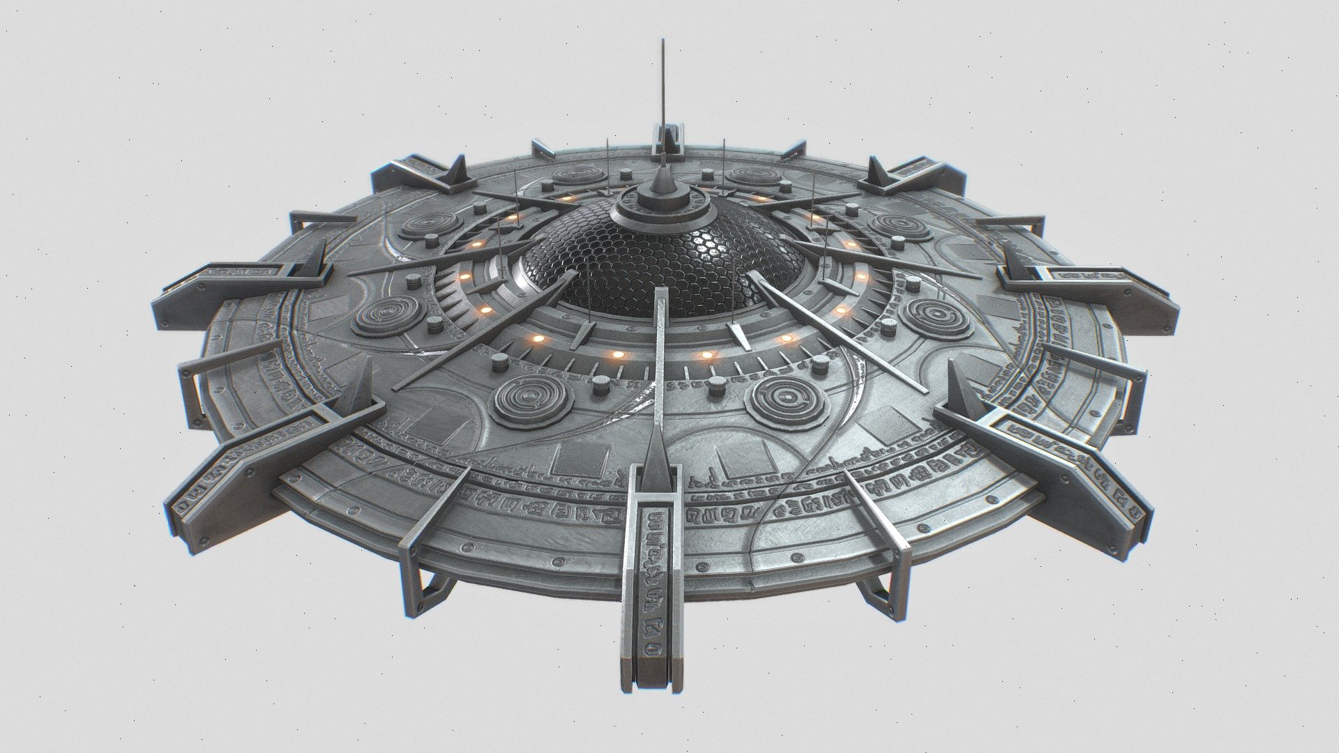 Classic UFO - Buy Royalty Free 3D model by Anima Z (@Anima-Z) [3c0562b ...