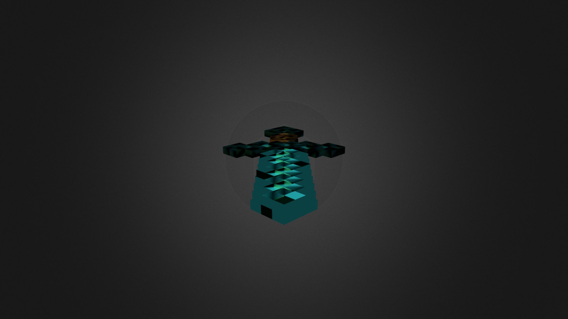 MineCraft Diamond sword - 3D model by 3DCloud.company (@3dcloud ...