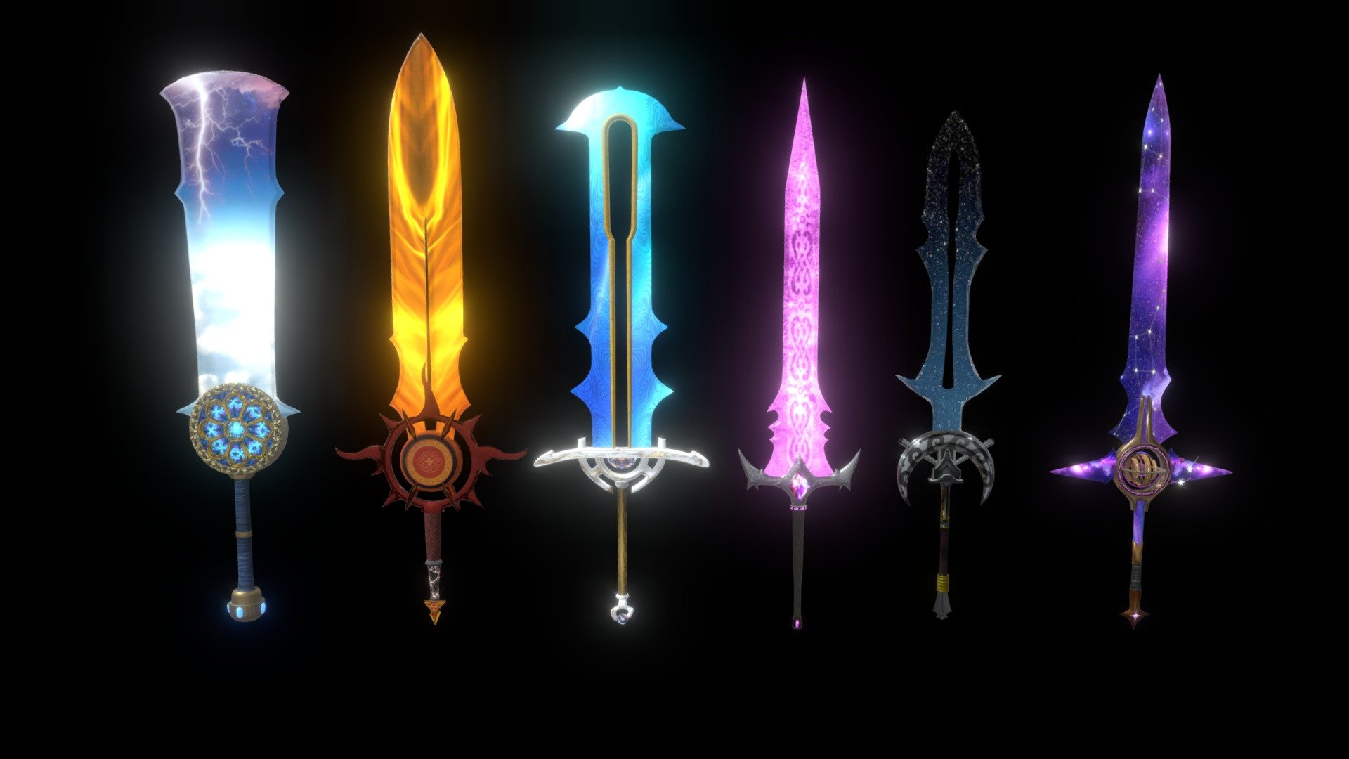 Lightsword Greatsword Collection - 3D model by Matt Hazelworth ...