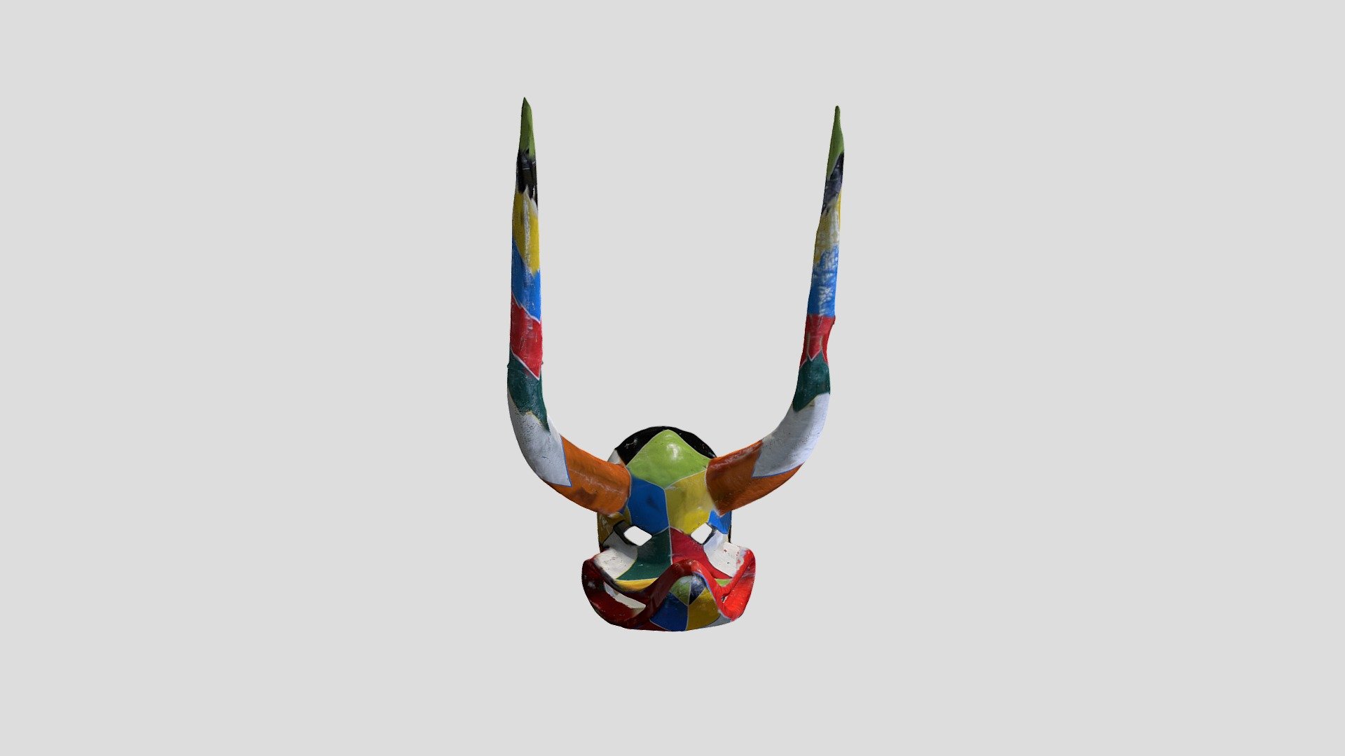 Careta de diablo cojuelo ó lechón (ET-AN-616) - 3D model by centroleon ...